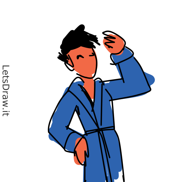 How to draw bathrobe / up5dbh56o.png / LetsDrawIt