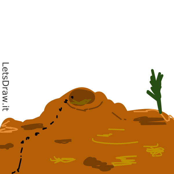How to draw anthill / up7gguyyn.png / LetsDrawIt
