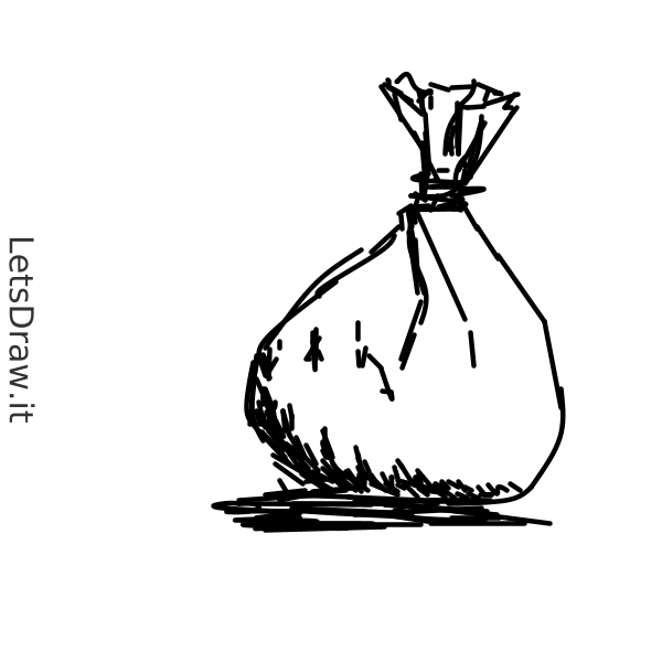 How to draw bag / uq49rpqaj.png / LetsDrawIt