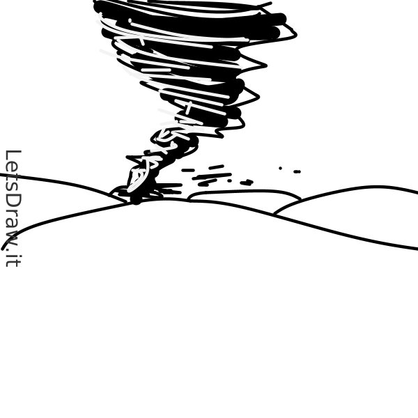 How to draw tornado / urfcrkhaf.png / LetsDrawIt