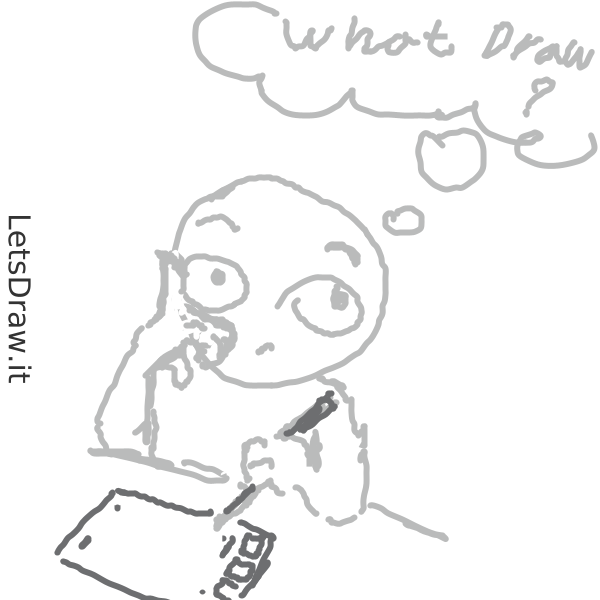 How to draw think / us5itqjas.png / LetsDrawIt