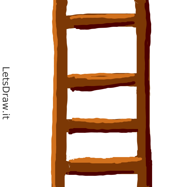 How to draw ladder / usrex87m5.png / LetsDrawIt