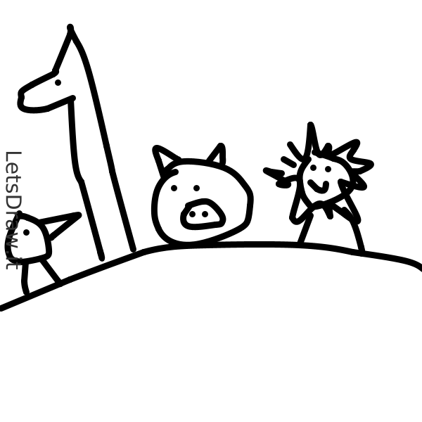 How to draw animal / ut1mc5ckk.png / LetsDrawIt