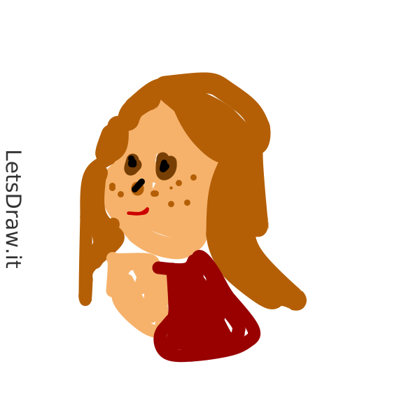 How to draw freckle / Learn to draw from other LetsdrawIt players