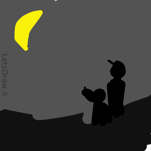 How to draw midnight / uwh9mfy57.png / LetsDrawIt