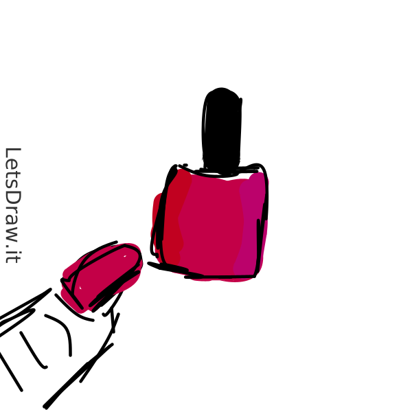 How to draw nail polish / uwqim1wr1.png / LetsDrawIt