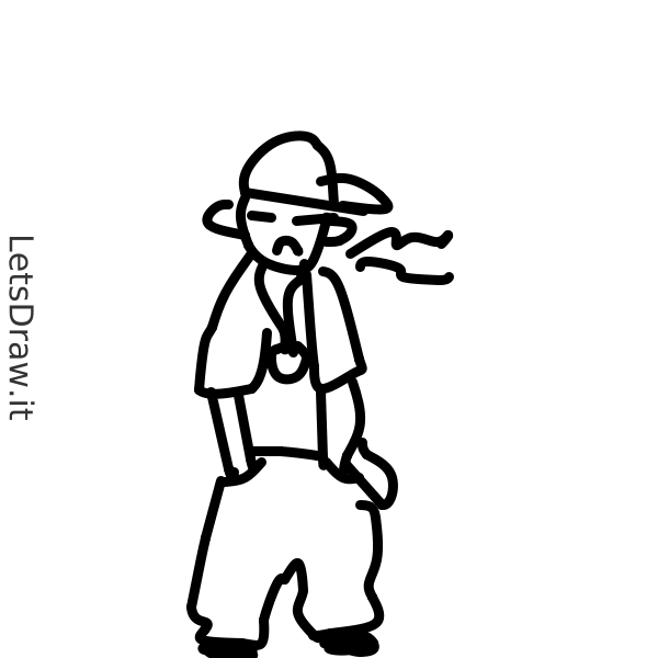 How to draw bad boy / uxcd81xa8.png / LetsDrawIt