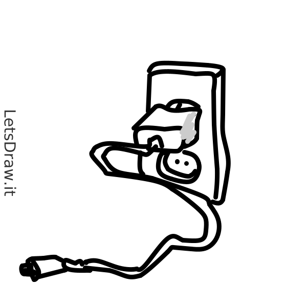 How to draw charger / uz9n81xs4.png / LetsDrawIt