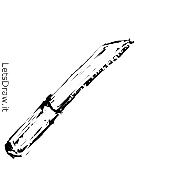 How to draw knife / uzafj8koh.png / LetsDrawIt