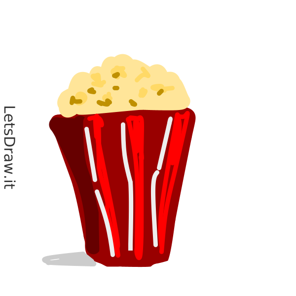 How to draw popcorn / w4c9g4ub8.png / LetsDrawIt