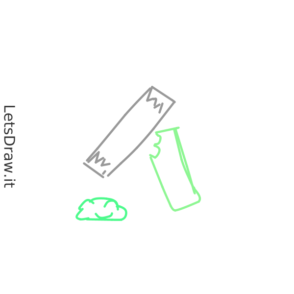 How to draw stick of gum / w4mcj5itf.png / LetsDrawIt