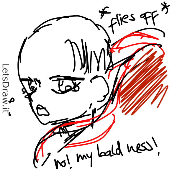 How to draw wig / w51hp6acz.png / LetsDrawIt