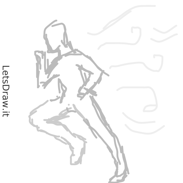 How to draw running / w75wxa596.png / LetsDrawIt