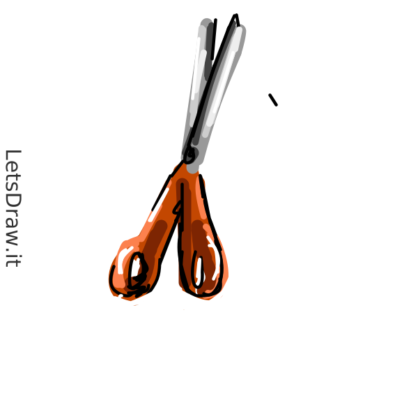 How to draw pair of scissors / w857kr7ah.png / LetsDrawIt