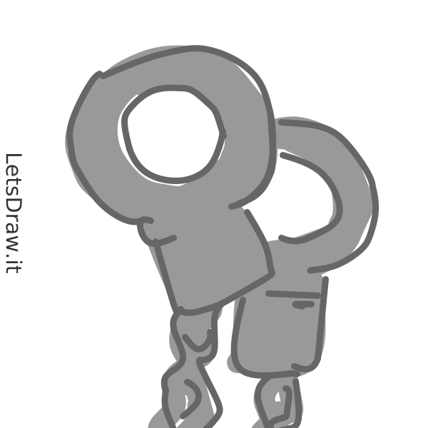 How to draw handcuffs / w8a4fxnyz.png / LetsDrawIt