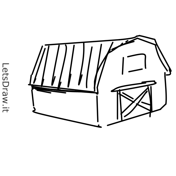 How to draw barn / w8dhd58mh.png / LetsDrawIt