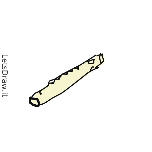 How to draw flute / wc5ie68xx.png / LetsDrawIt