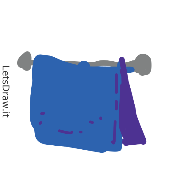 How to draw towel / wc8gr6urh.png / LetsDrawIt
