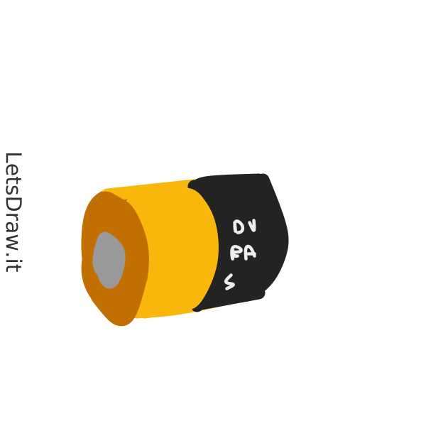 How to draw battery / wez6jrdqa.png / LetsDrawIt