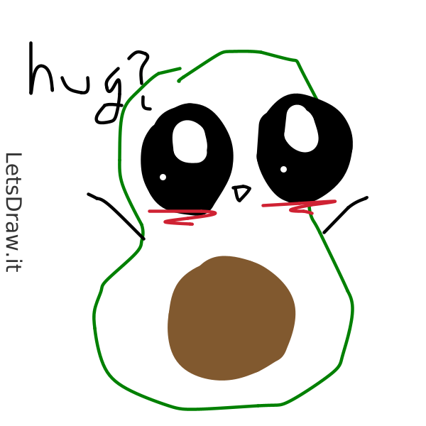 How to draw avocado / wezfd16tp.png / LetsDrawIt
