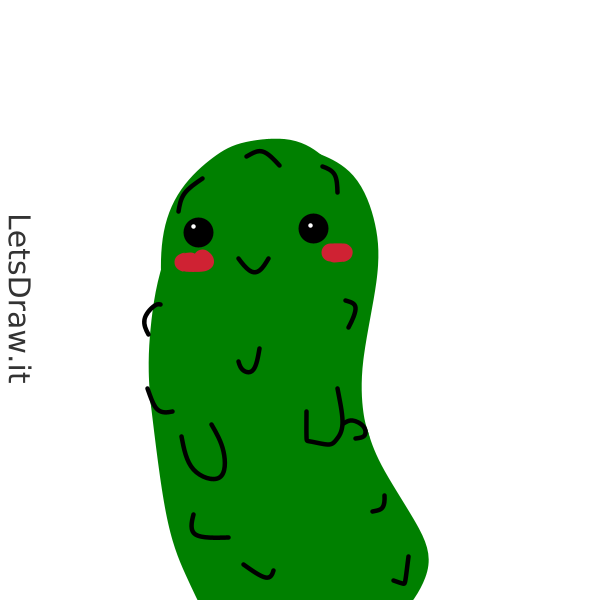 How to draw pickle / wgynn6mdg.png / LetsDrawIt