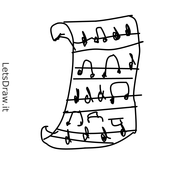 How to draw Music notes / wi1rdisrk.png / LetsDrawIt