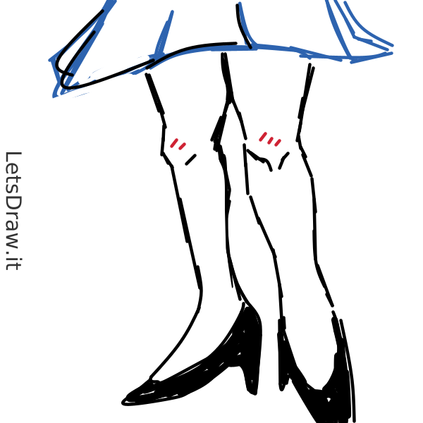 How to draw knee / wmaibt3yx.png / LetsDrawIt