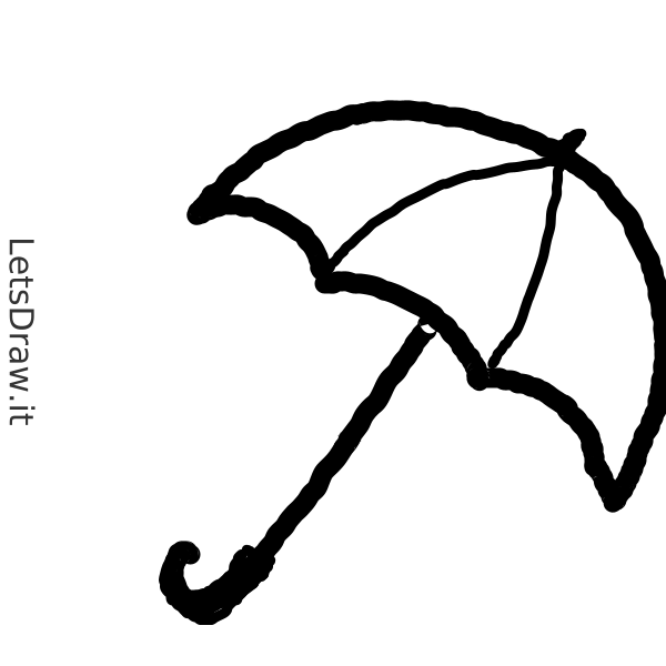 How to draw umbrella / wocf1i797.png / LetsDrawIt