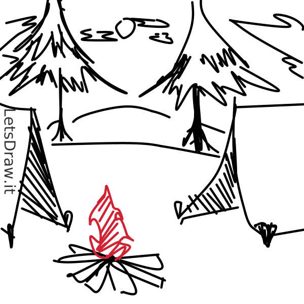 How to draw camp / wp77bm9ik.png / LetsDrawIt