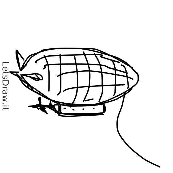 How to draw airship / wpm9nkr9r.png / LetsDrawIt