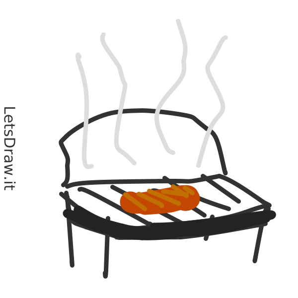 How to draw barbecue / wqdxcobwm.png / LetsDrawIt