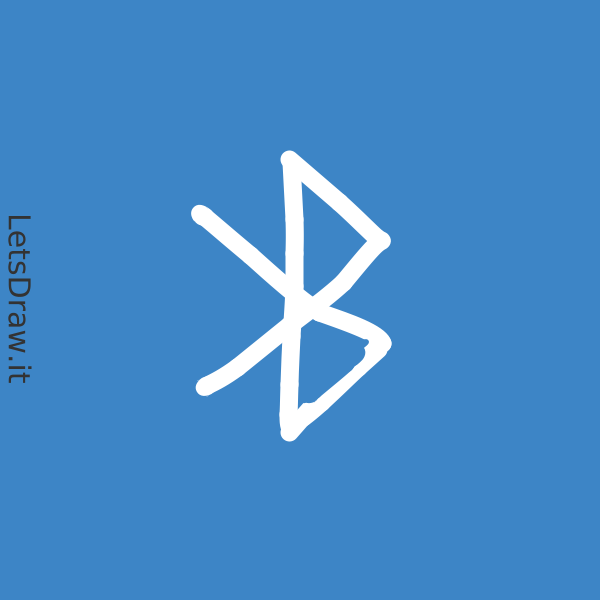 How to draw bluetooth / wr19rmm16.png / LetsDrawIt