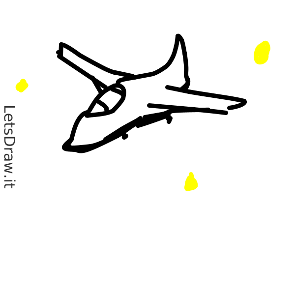 How to draw aircraft / wspafx8dp.png / LetsDrawIt