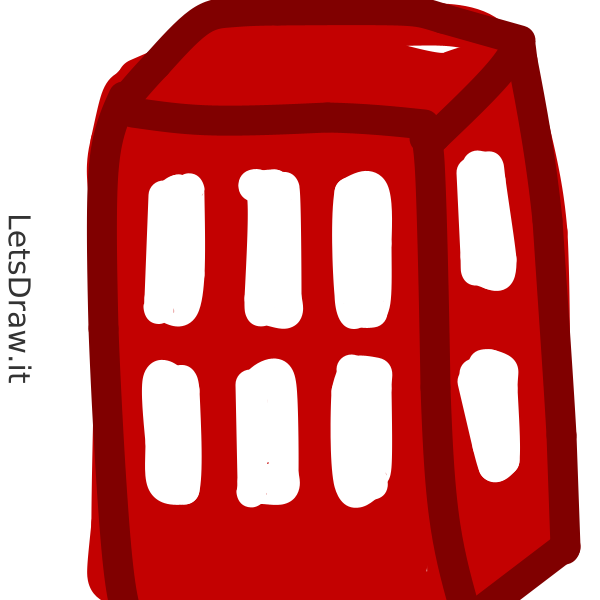 How to draw phone booth / wtgwjbhj4.png / LetsDrawIt