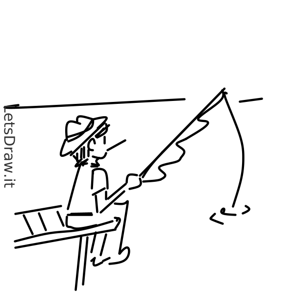 Wie zeichnet man: Angeln / Lerne zu zeichnen von anderen LetsdrawIt ...