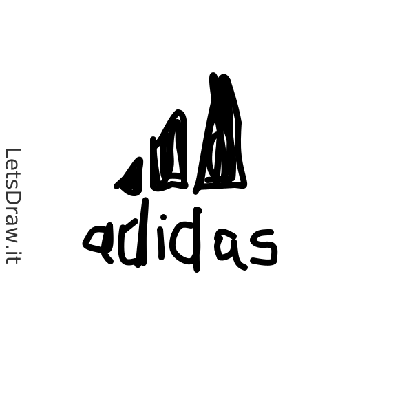 How to draw Adidas / wyk1m3r6x.png / LetsDrawIt