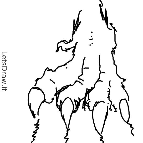 How to draw claw / wzf7t1633.png / LetsDrawIt
