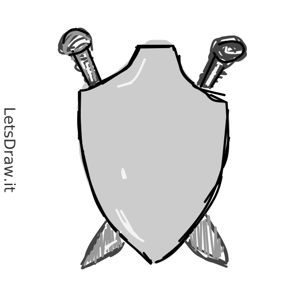 How to draw shield / x1ex8awws.png / LetsDrawIt