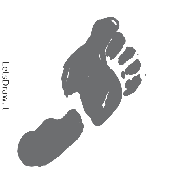 How to draw footprints / x3wkxh95j.png / LetsDrawIt
