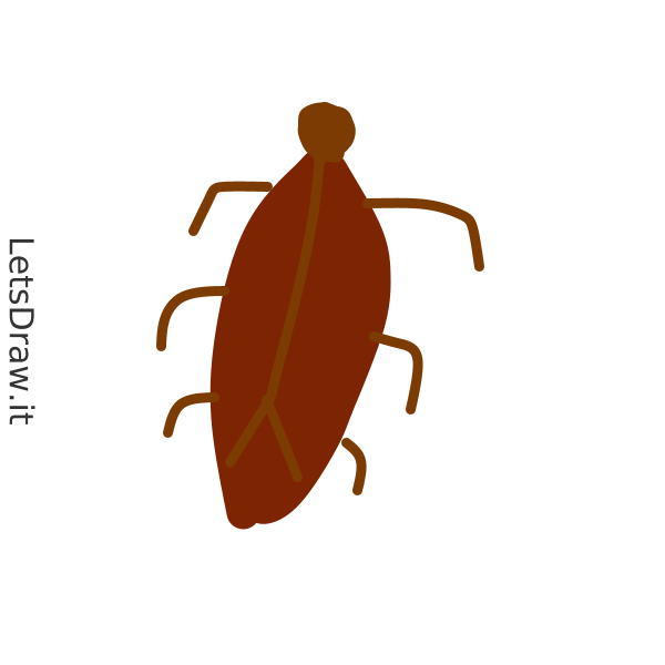 How to draw roach / xadtjxi71.png / LetsDrawIt