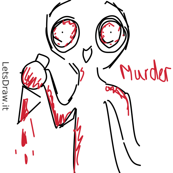 How to draw murder / xb4ybmn93.png / LetsDrawIt