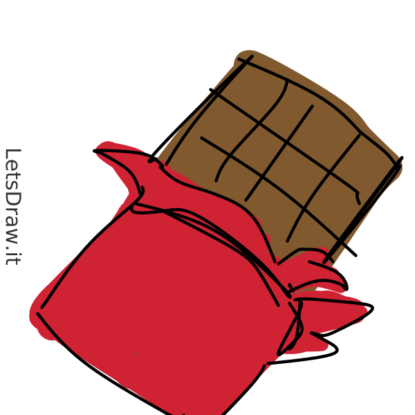 How to draw chocolate / xbhobg16g.png / LetsDrawIt