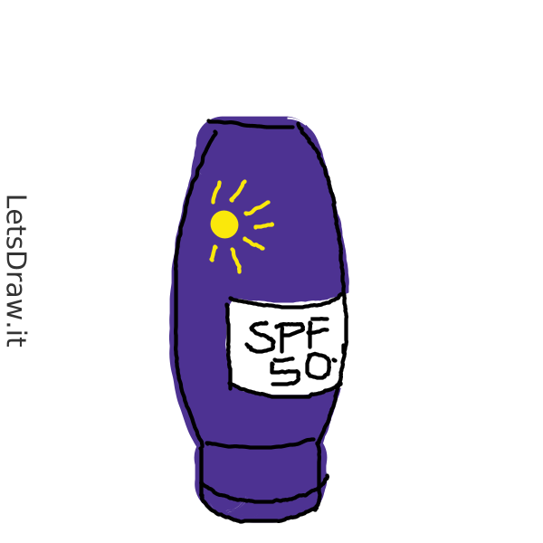 How to draw sunscreen / xcm3qatp5.png / LetsDrawIt