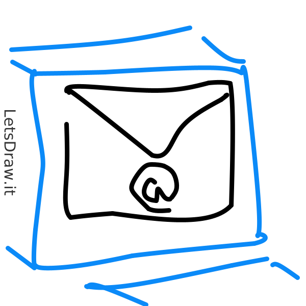 How to draw Email / xcqnk5mqk.png / LetsDrawIt