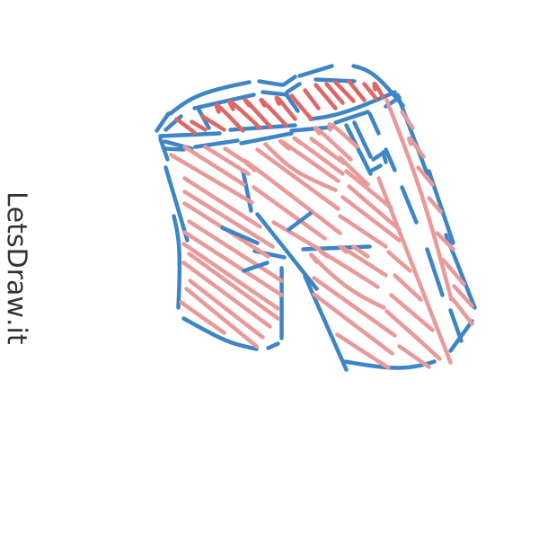 How to draw shorts / xdotfzsof.png / LetsDrawIt