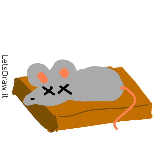 How to draw dead rat / xgise7md1.png / LetsDrawIt