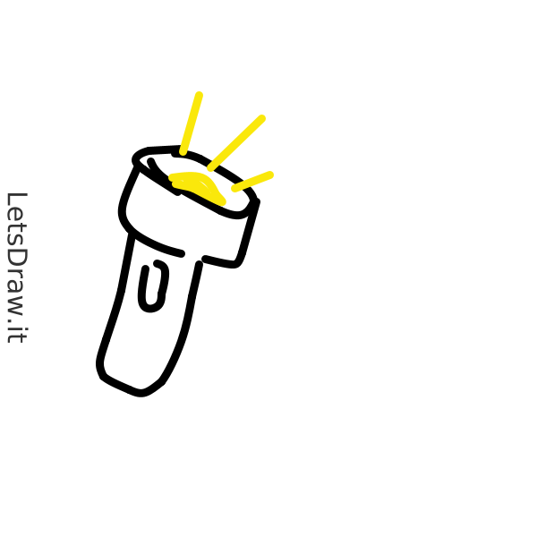 How to draw flashlight / xgoad9fzt.png / LetsDrawIt