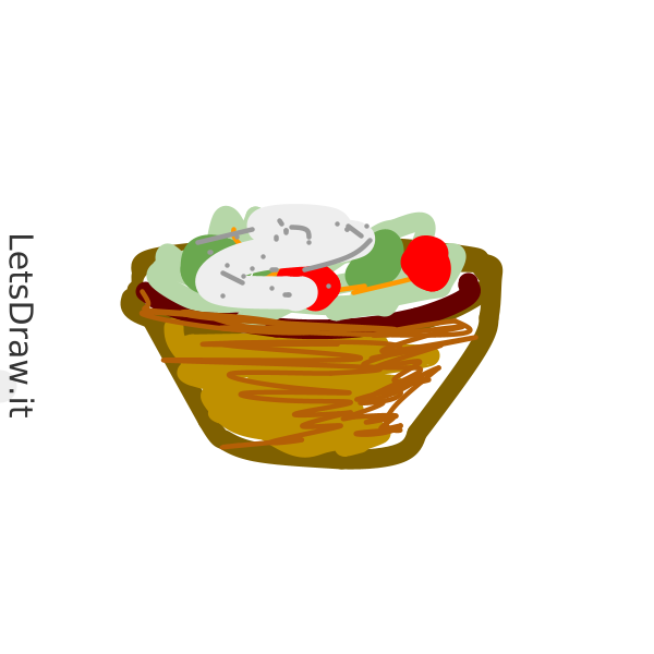 How to draw salad / xhnxd648k.png / LetsDrawIt