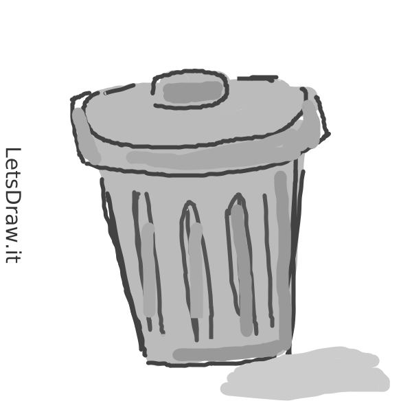 How to draw trash can / xibwo88ka.png / LetsDrawIt