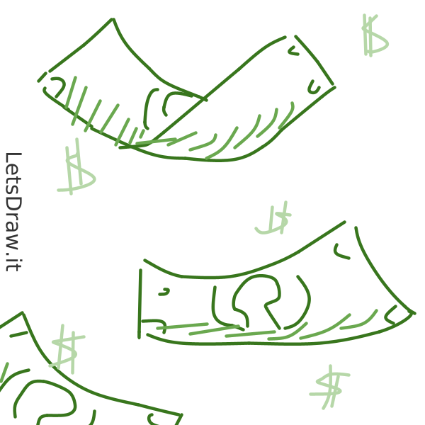 How to draw money / xjcenercx.png / LetsDrawIt